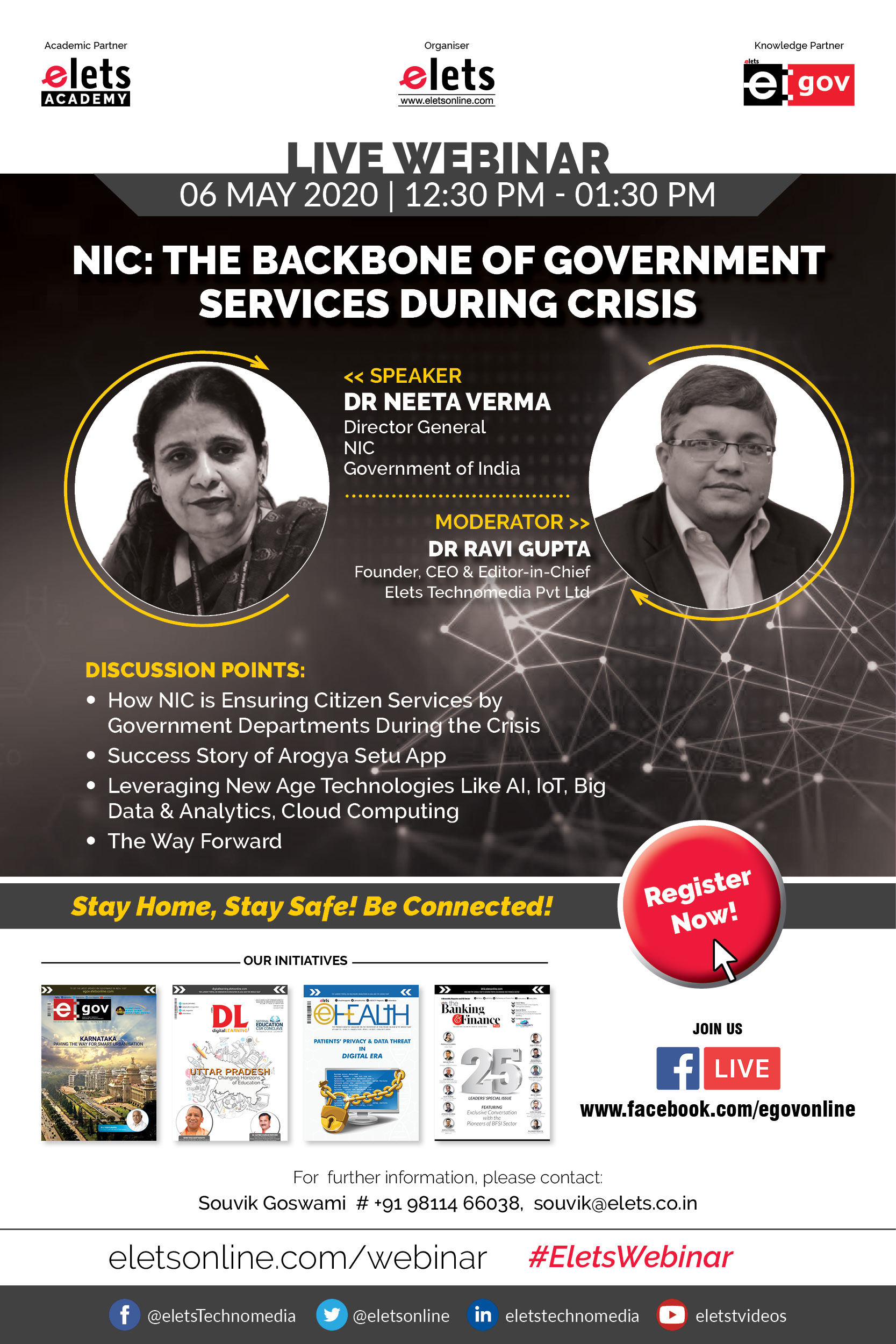 NIC: The Backbone of Government Services during Crisis Speaker: Neeta ...